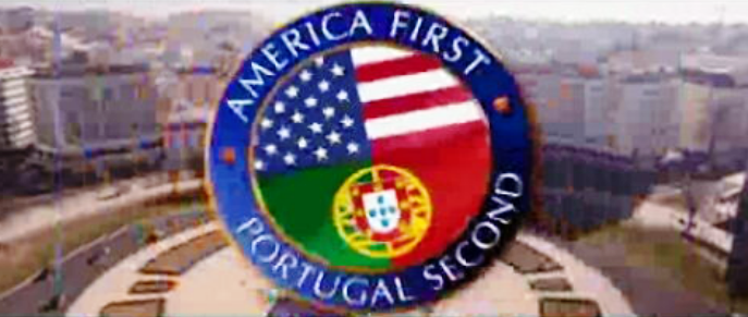 Humor com o slogan “America comes first” – RTP Arquivos