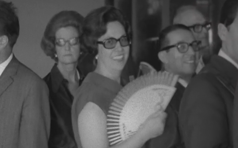 Chegada de Maria João Avilez Ataíde e partida da Grande Romagem a Macau ...