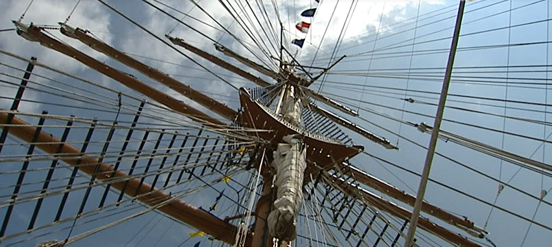 Navio Sagres em Ponta Delgada – RTP Arquivos