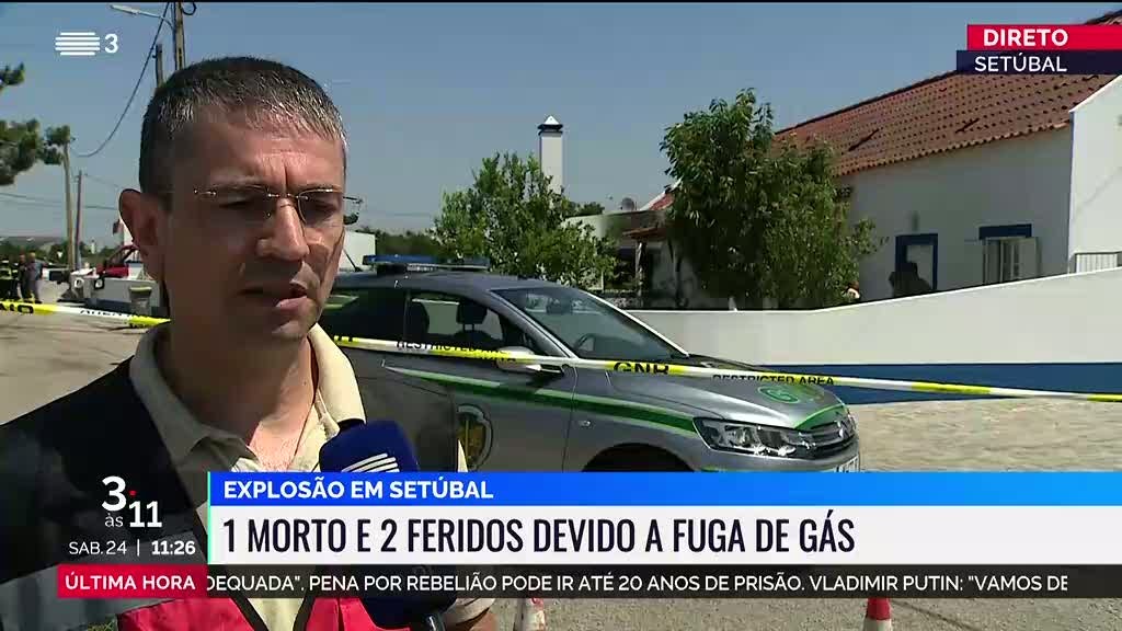Incêndio em Setúbal provoca um morto e dois feridos