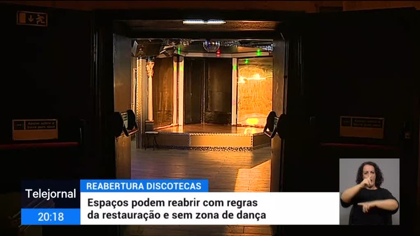 Discotecas reabrem mas pistas de dança continuam interditas
