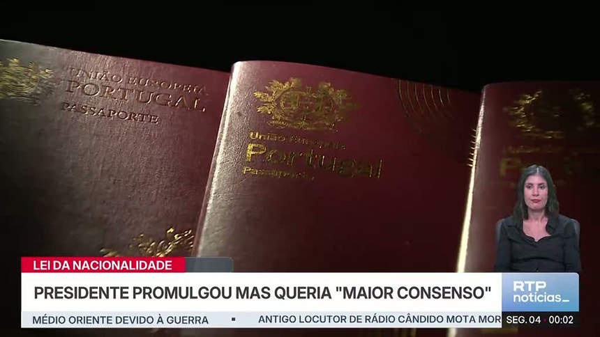 Presidente da República promulga Lei da Nacionalidade