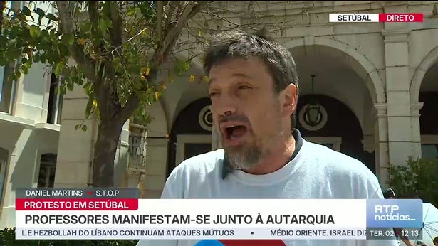 Profissionais da Educação manifestam-se em Setúbal contra falta de ...