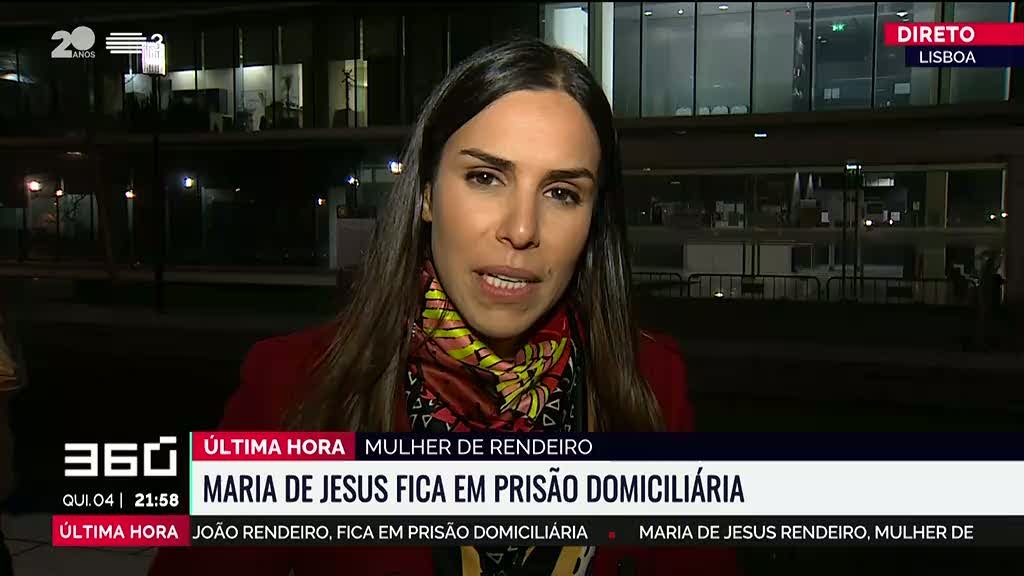 Maria de Jesus Rendeiro fica em prisão domiciliária