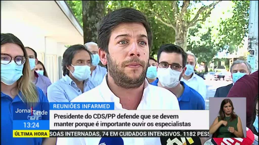 Presidente do CDS/PP defende que se devem manter reuniões no Infarmed