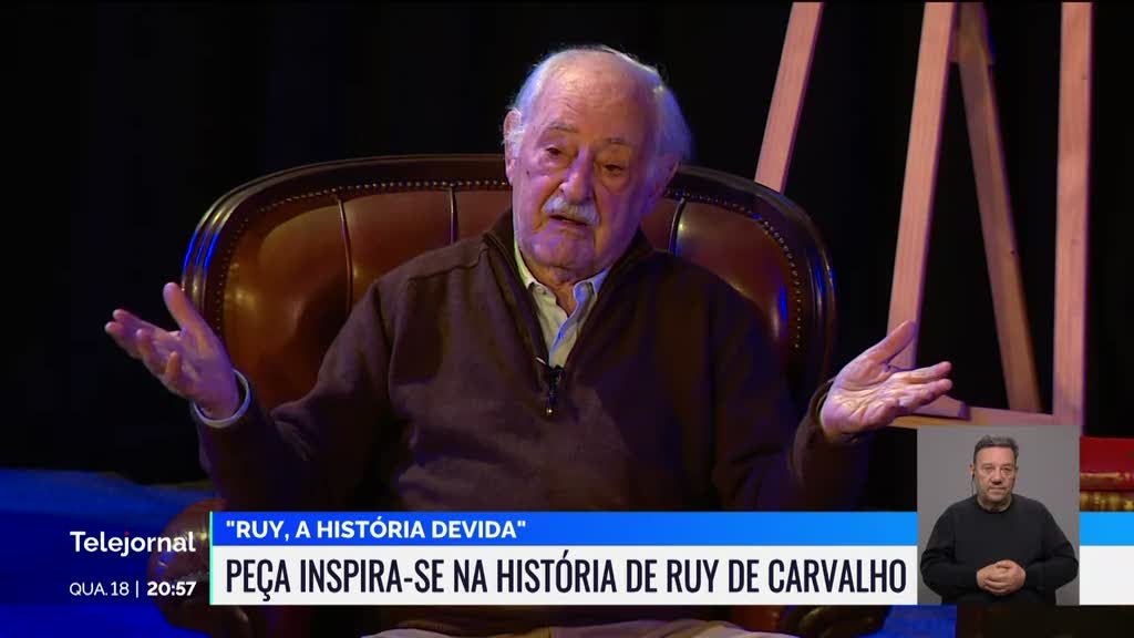 "Ruy, a história devida". Peça conta carreira de Ruy de Carvalho