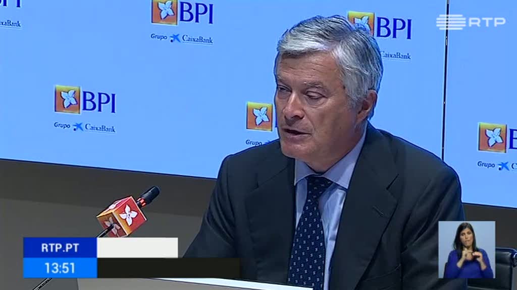 Presidente do BPI apresenta fala de resultados do 1.ºtrimestre do ano