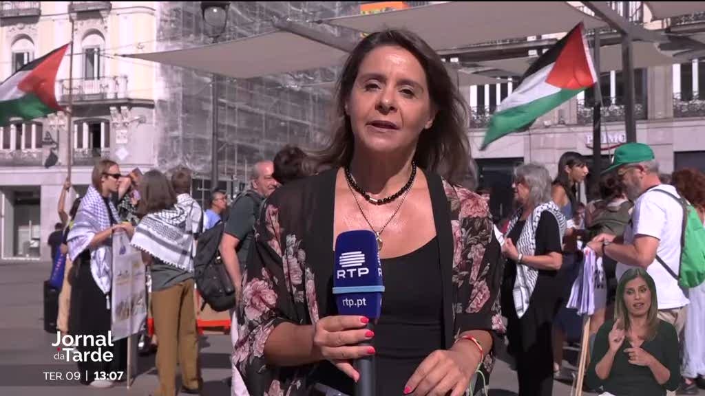 Pró-Palestina. Espanha na rua contra "genocídio"
