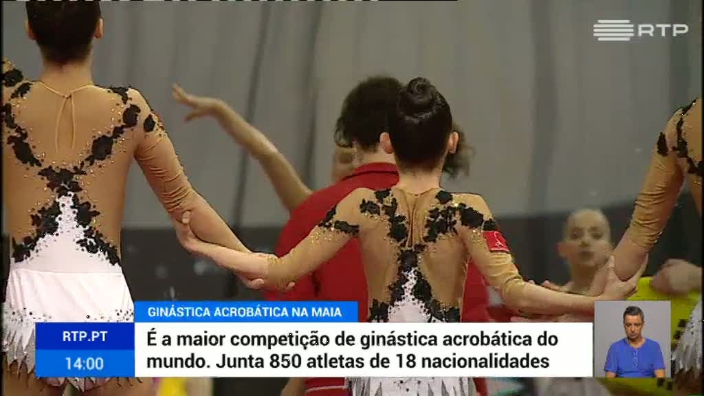 Maia acolhe maior competição de ginástica acrobática do Mundo