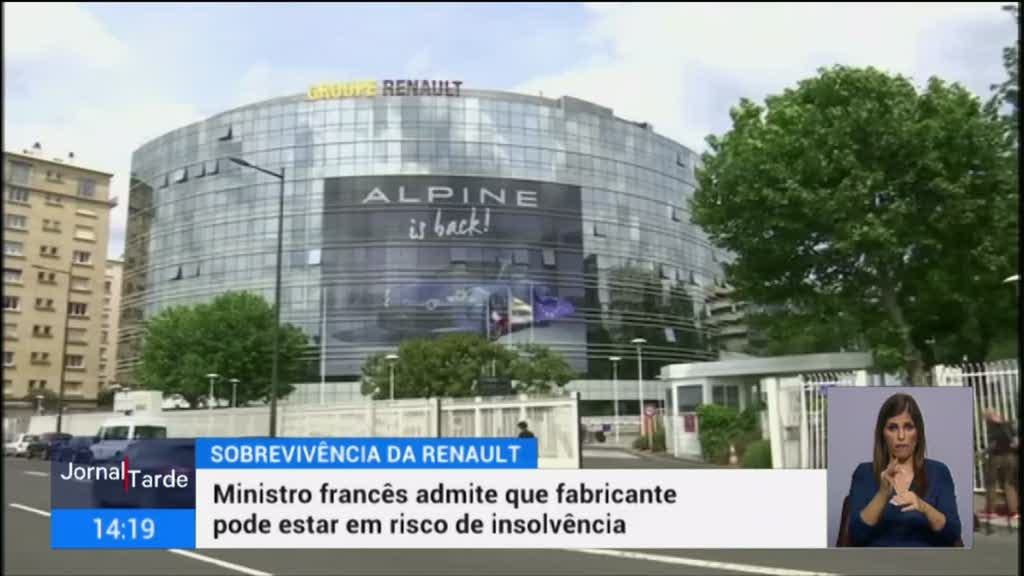 Renault em risco de insolvência, admite o Governo francês