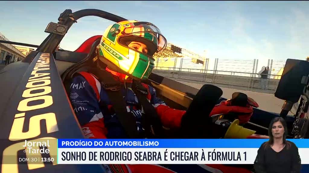 Rodrigo Seabra conduz monolugar aos 12 anos