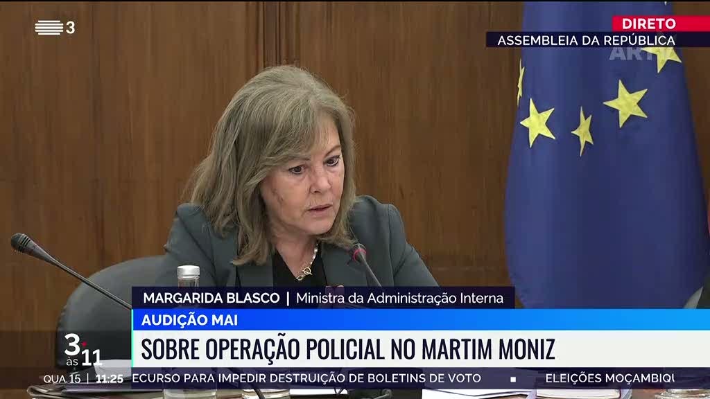 Ouvida No Parlamento Blasco Reitera Que Ação Policial No Martim Moniz