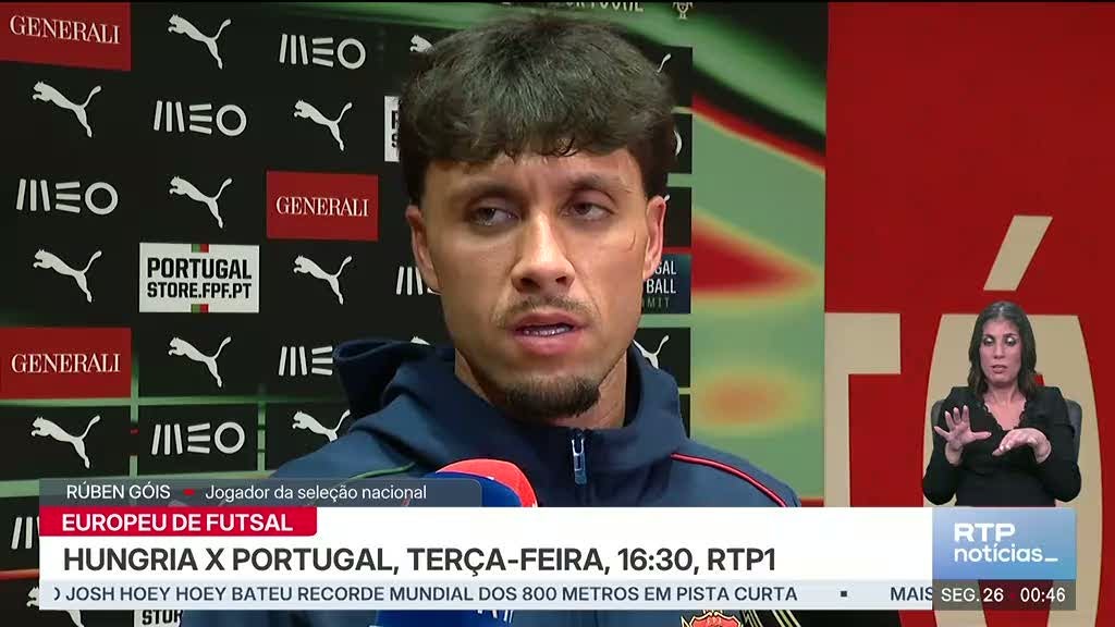 Europeu de Futsal. Portugal prepara jogo com a Hungria