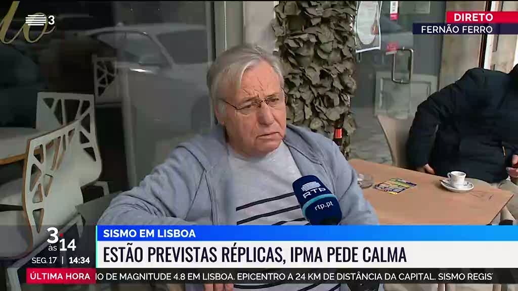 Sismo De Magnitude 47 Sentido Nas Regiões De Lisboa E Setúbal