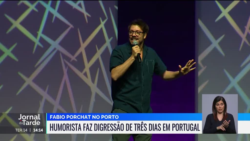 Humorista Fabio Porchat faz digressão de três dias em Portugal