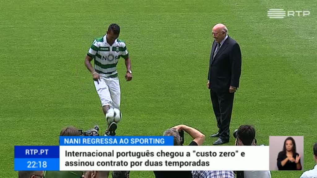 Nani regressa ao Sporting