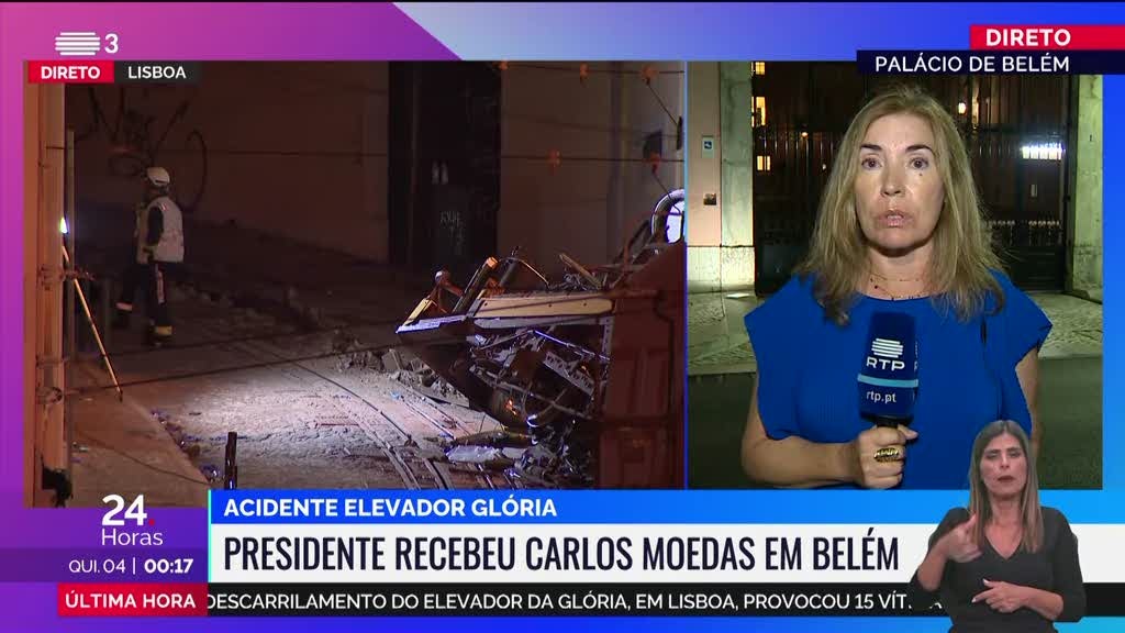 Elevador da Glória. Carlos Moedas já saiu do Palácio de Belém