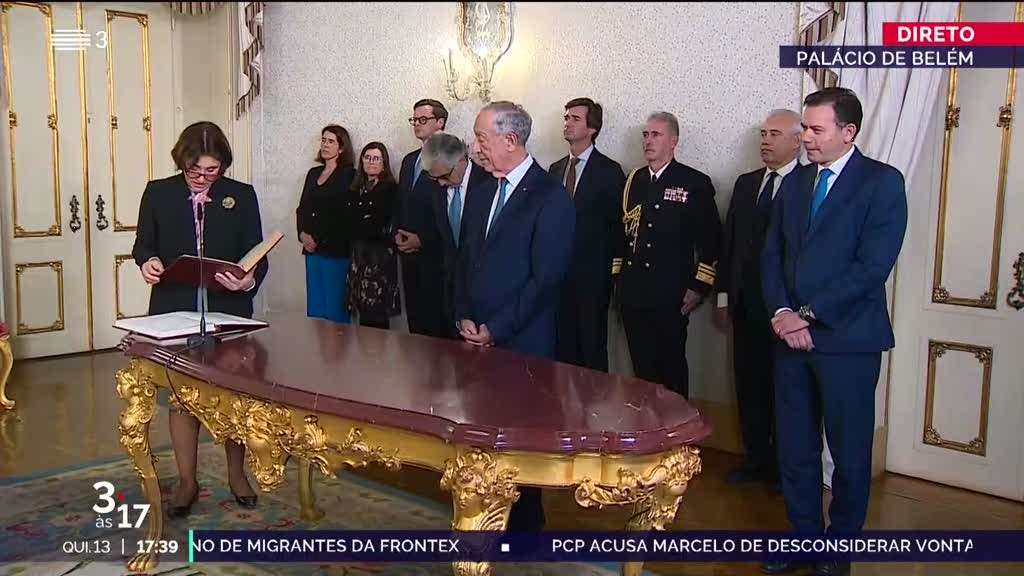 Remodelação do Governo. Tomaram posse os novos secretários de Estado