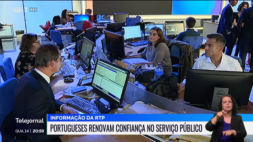 RTP volta a ser a marca de notícias em que os portugueses mais confiam