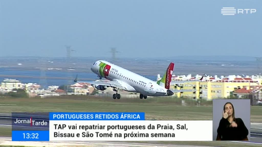 TAP vai repatriar portugueses de Cabo Verde, São Tome e Bissau