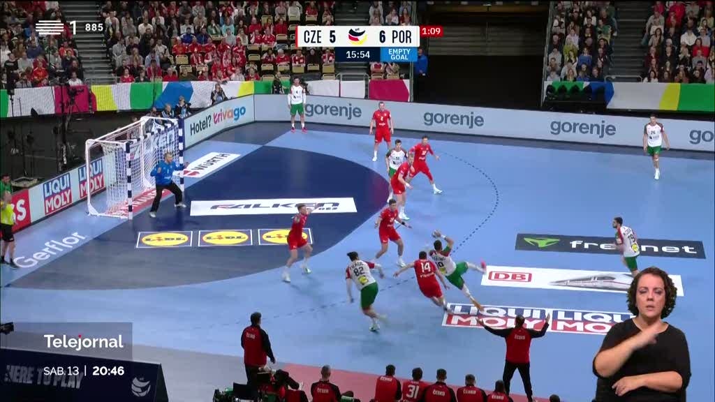 Portugal garantiu lugar na fase principal do Europeu de Andebol