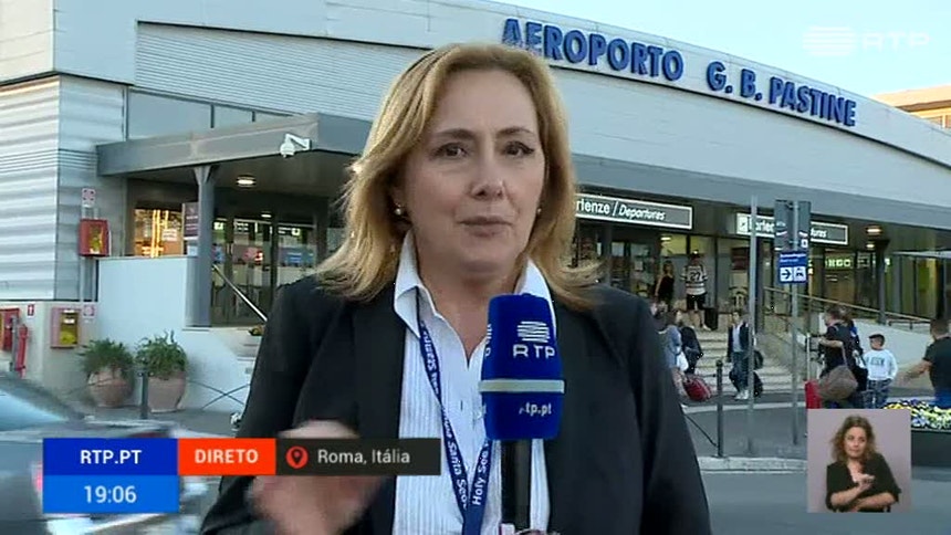 Jornalistas da RTP acompanharam Papa Francisco no regresso a Roma