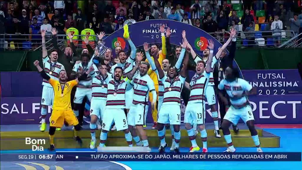 Finalíssima Futsal. Portugal vence troféu ao bater a Espanha por 4-2