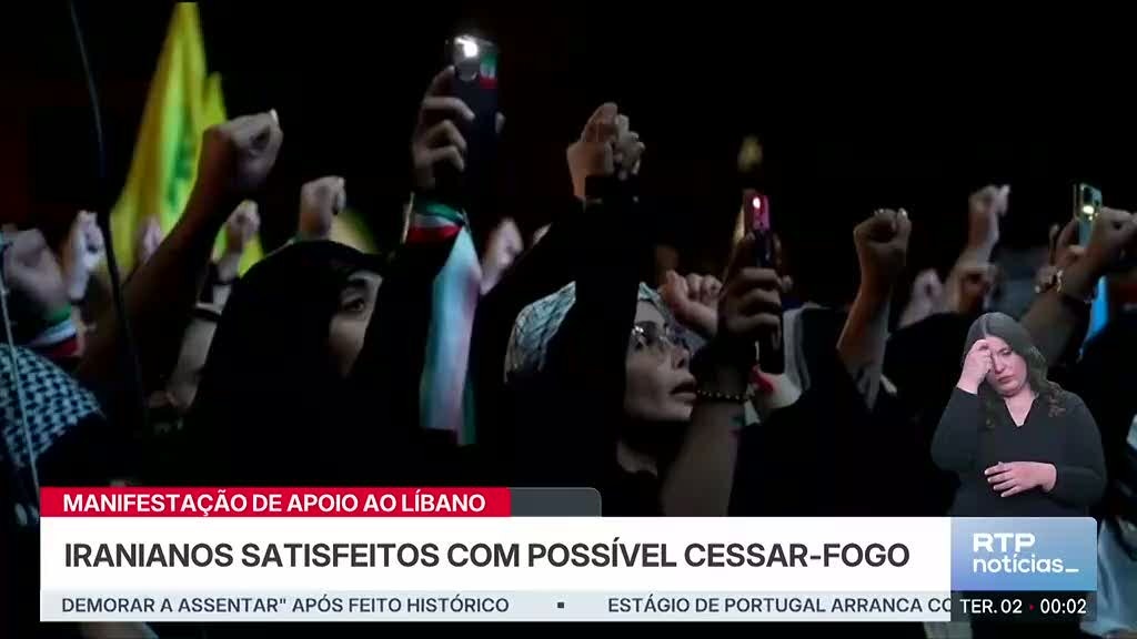 Irão. Centenas manifestam-se em Teerão em apoio ao povo libanês