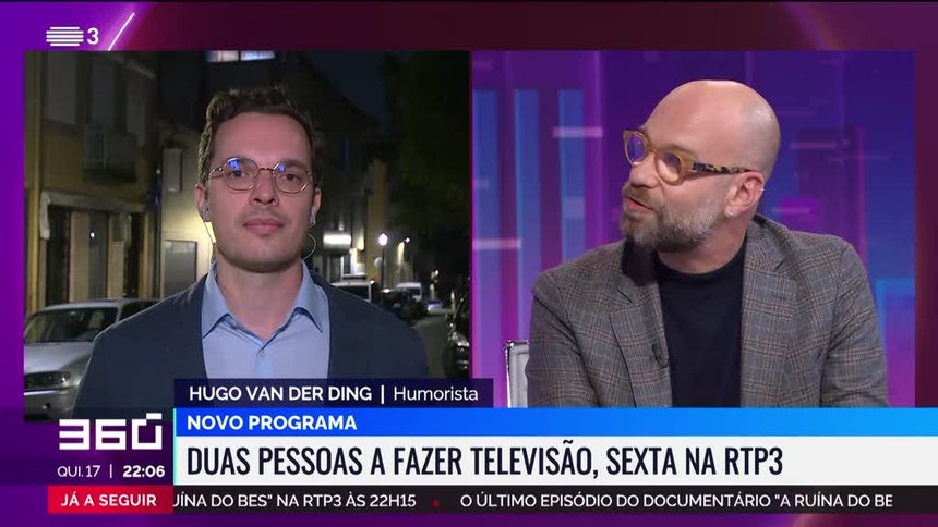 "Duas pessoas a fazer televisão". O novo programa da RTP3 estreia esta ...