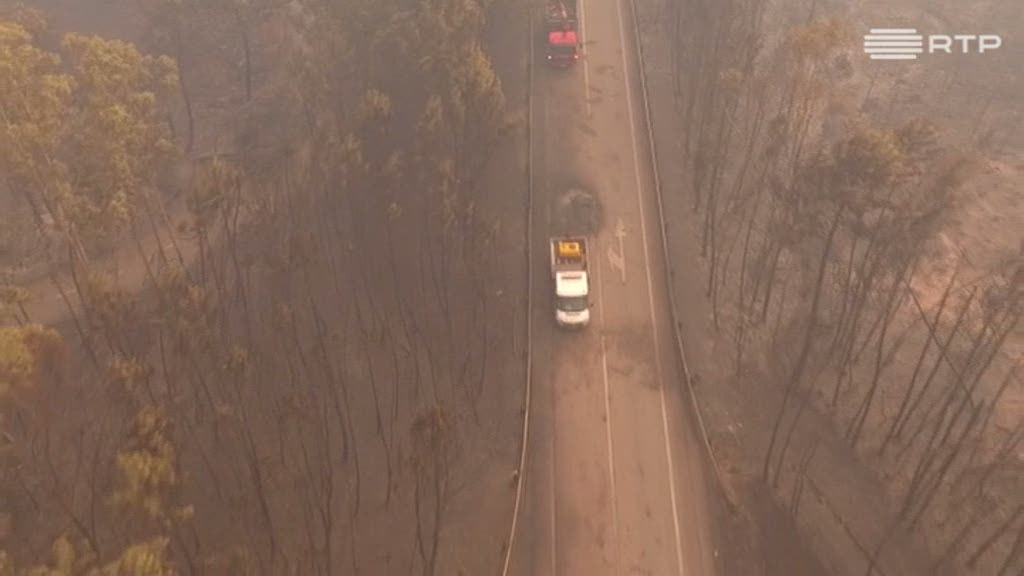 Antes, durante, depois. O incêndio de Pedrógão Grande revisto em imagens