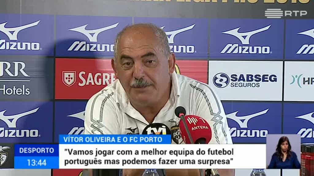 Vítor Oliveira espera surpreender "melhor equipa do campeonato"