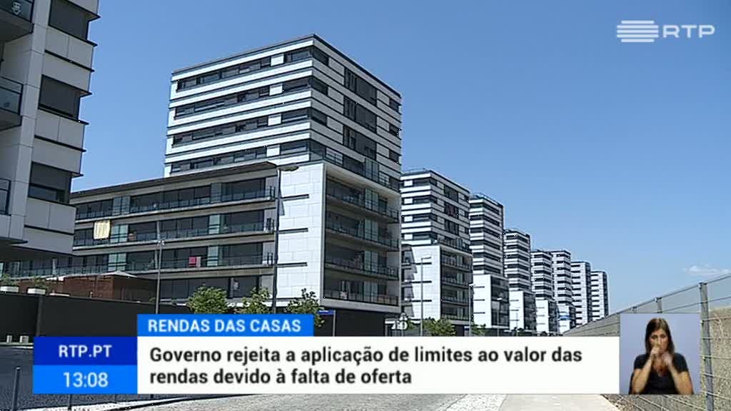 Governo rejeita aplicação de limites ao valor das rendas