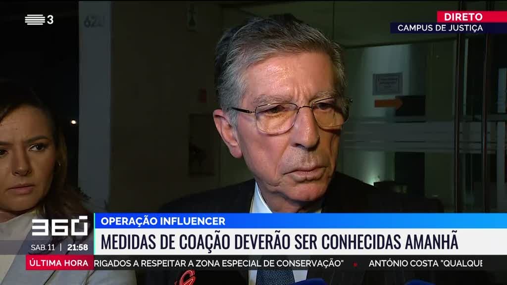 Operação Influencer. Medidas de coação serão conhecidas no domingo