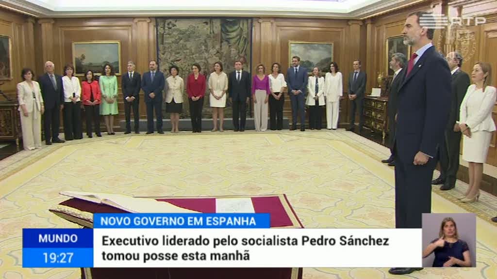 Tomou posse o novo governo de Espanha
