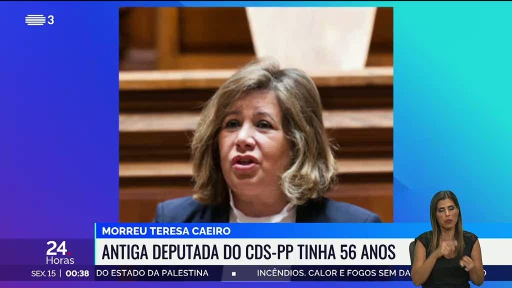 Morreu Teresa Caeiro. Antiga deputada do CDS tinha 56 anos
