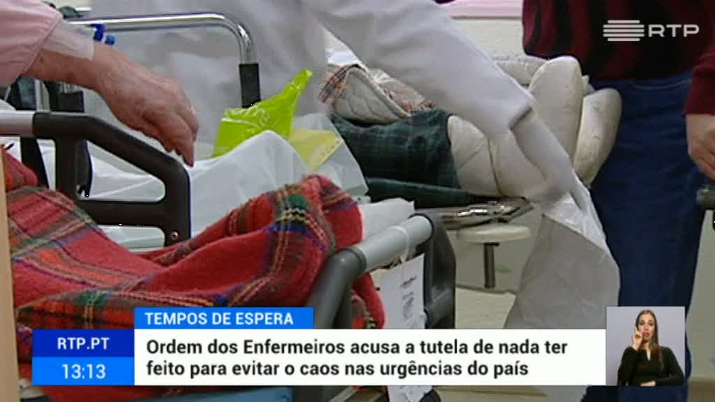 Bastonária dos enfermeiros denuncia caos nas urgências Bastonária dos enfermeiros denuncia caos nas urgências