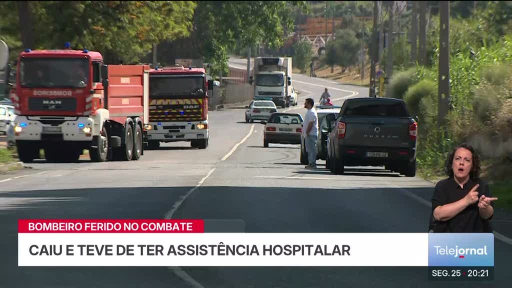 Incêndio em Vialonga. Fogo deflagrou nos armazéns da DHL