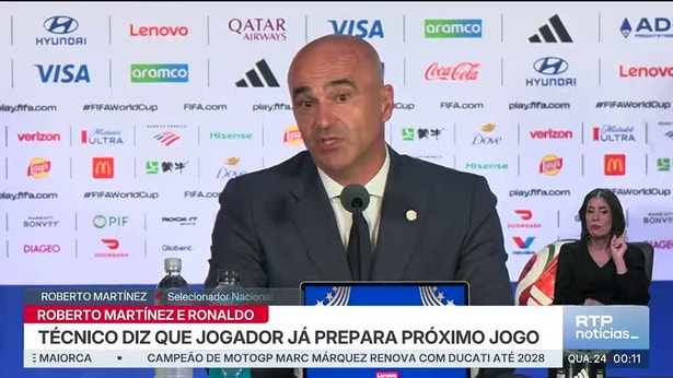 Selecionador elogia exibição de Ronaldo e da equipa
