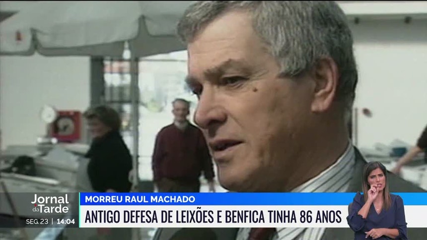 Morreu Raul Machado, antigo defesa do Benfica e do Leixões
