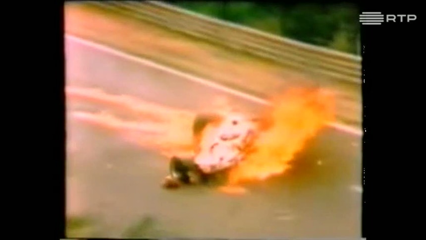 Vídeo - As imagens do acidente de Niki Lauda em 1976