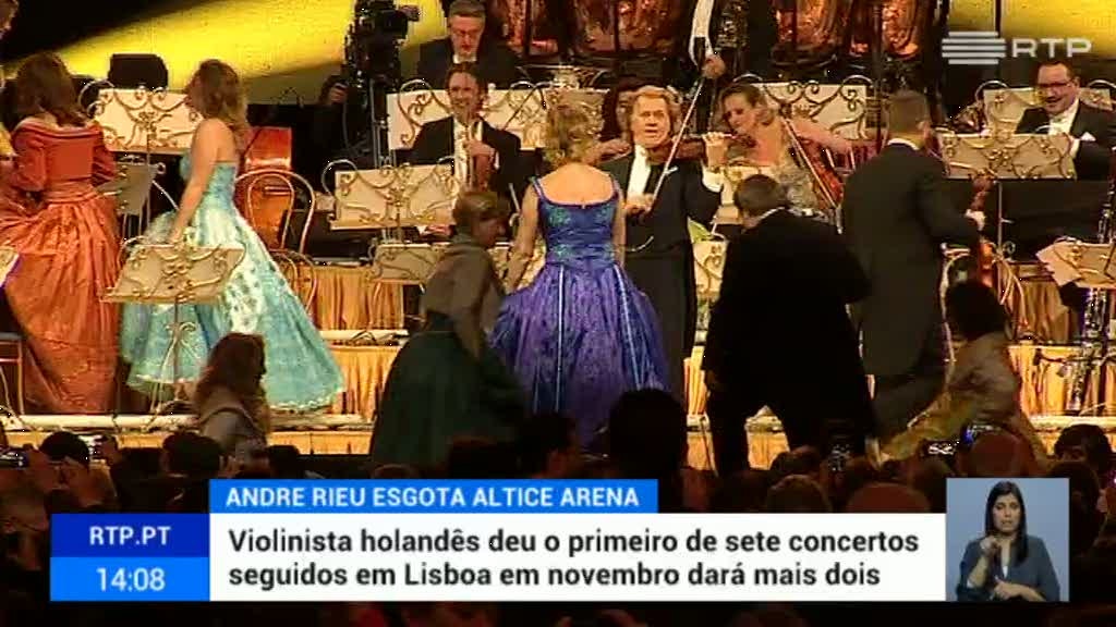 Concerto de André Rieu em Lisboa dá lugar a baile