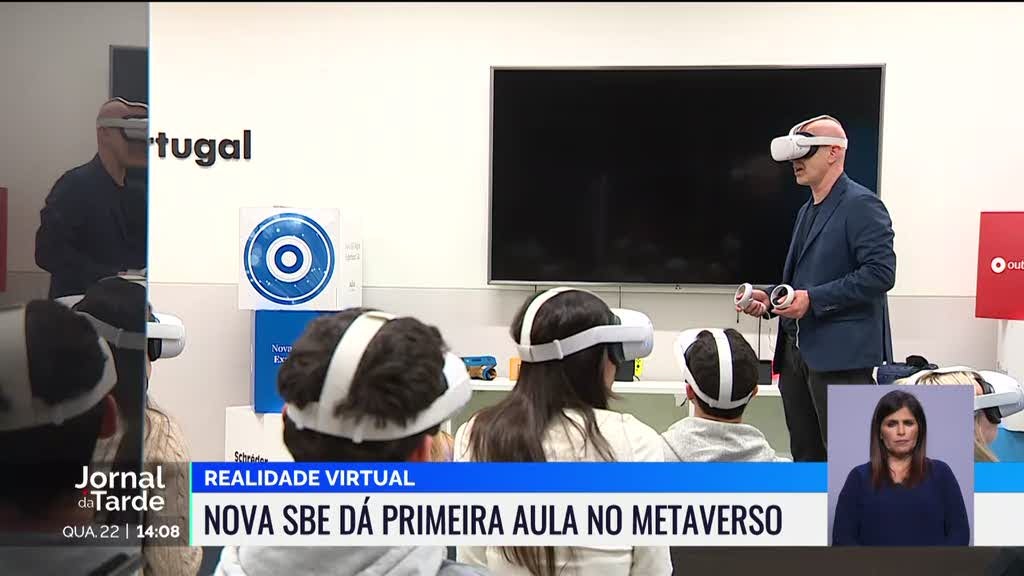 Realidade virtual. Nova SBE dá primeira aula no metaverso