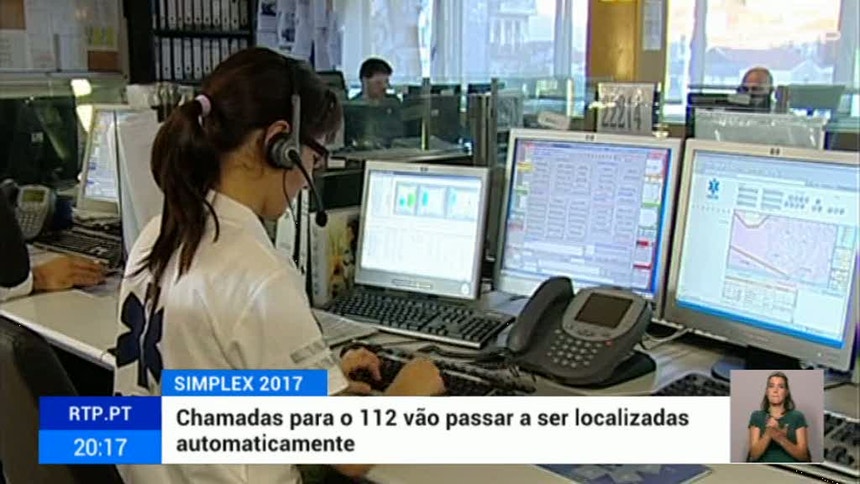 Chamadas para o 112 vão passar a ser localizadas automaticamente
