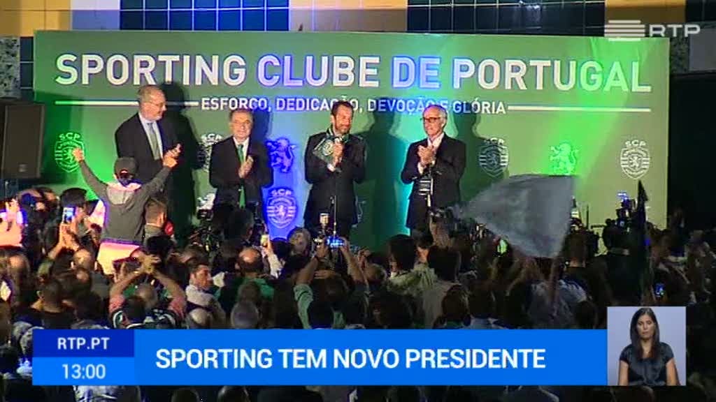 Frederico Varandas é o novo presidente do Sporting