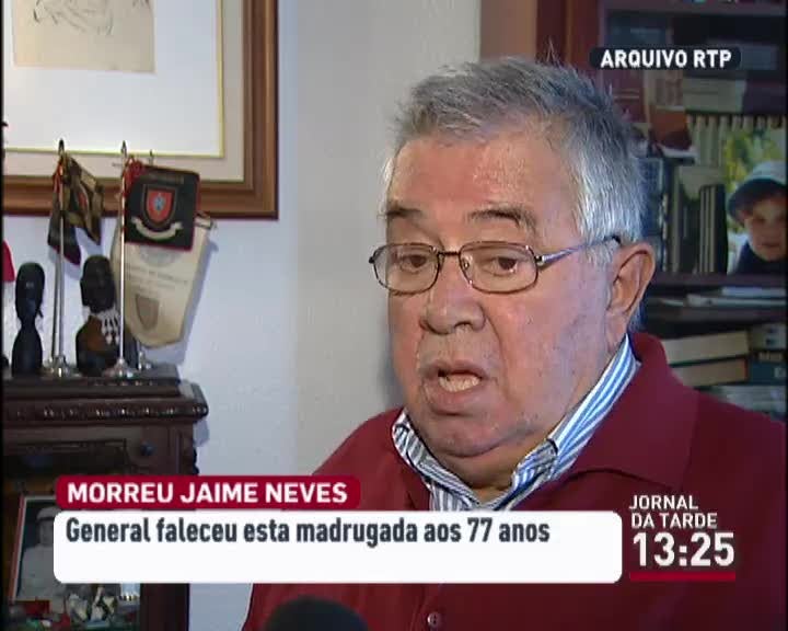 Morreu Jaime Neves