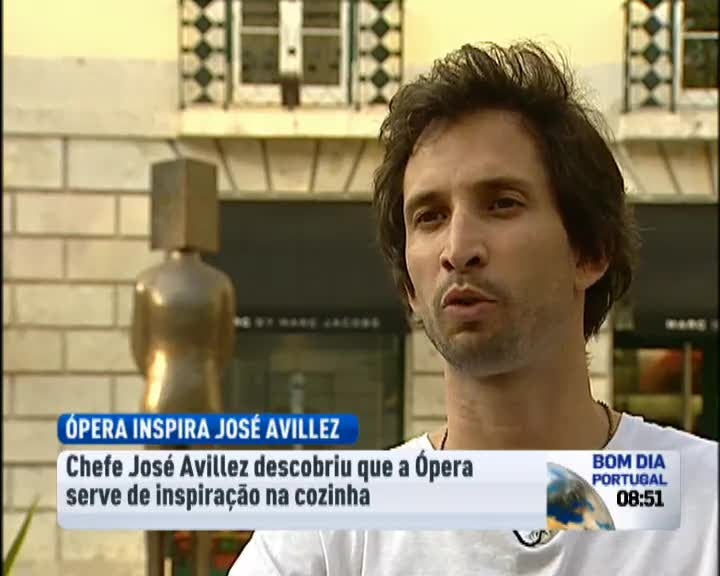 Chefe José Avillez descobriu que a Ópera serve de inspiração na cozinha