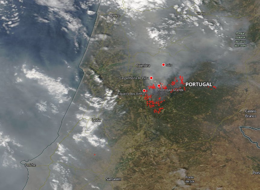 Incêndios em Portugal: a situação ao minuto - País - RTP Notícias