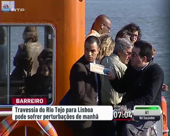 Ligações entre Barreiro e Terreiro do Paço podem sofrer perturbações