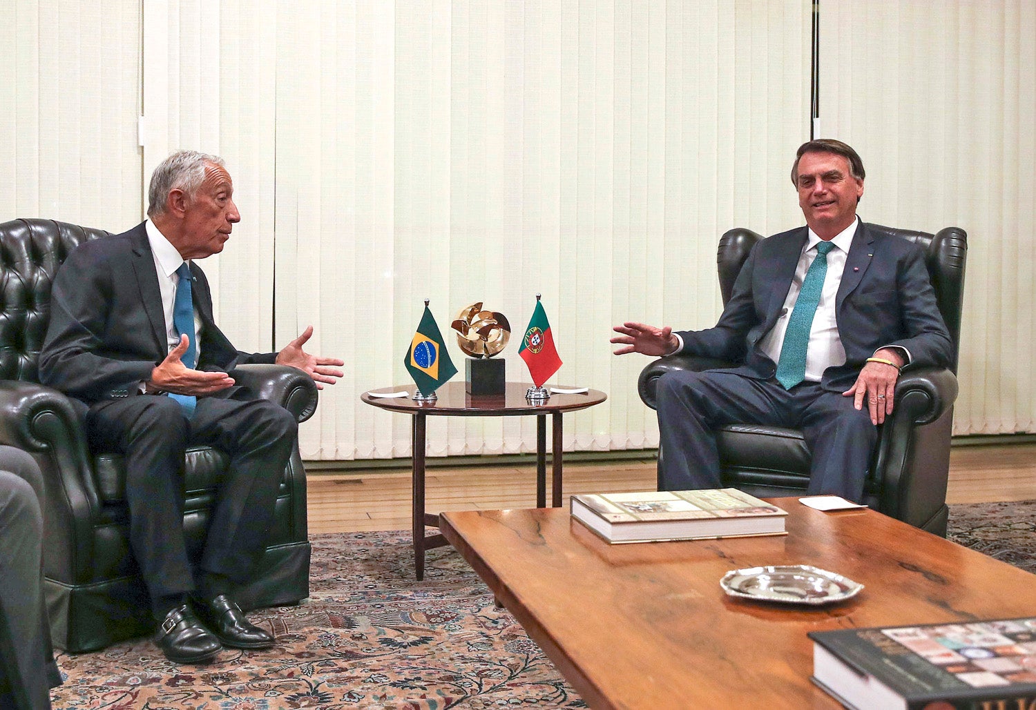 Marcelo contou a história de D. Pedro a Bolsonaro em encontro de 20 minutos
