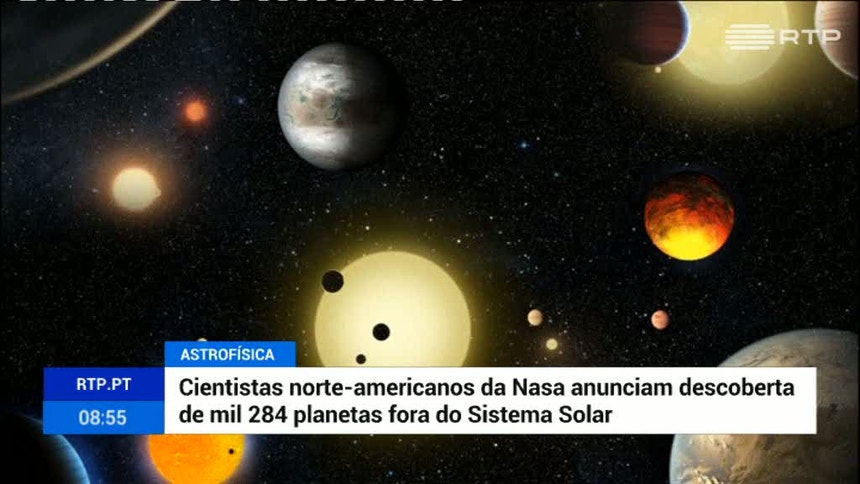 NASA anuncia descoberta de 1284 planetas fora do Sistema Solar